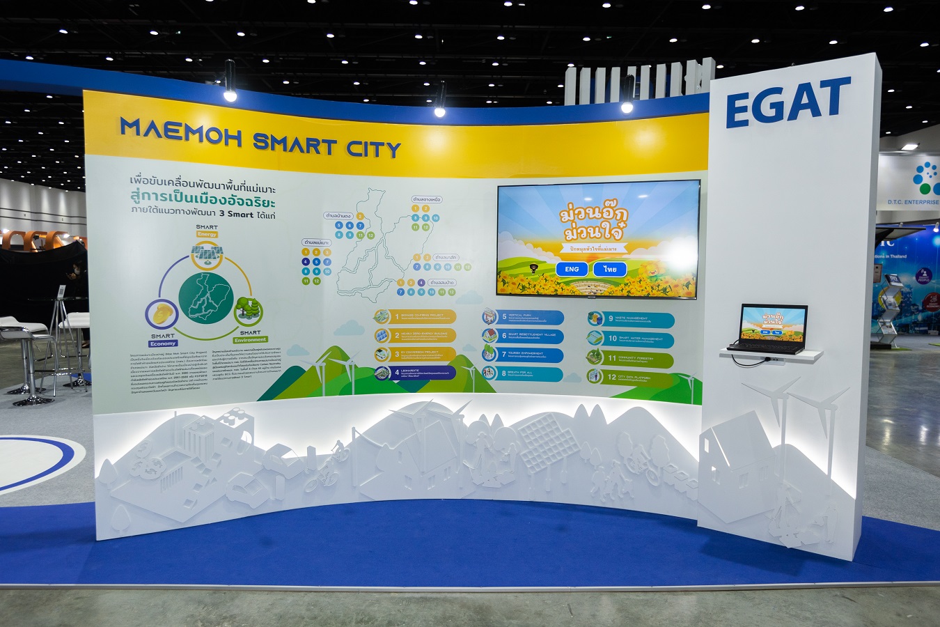 EGAT showcases 3 smart innovations in Thailand Smart City Expo 2022 - Electricity Generating ...