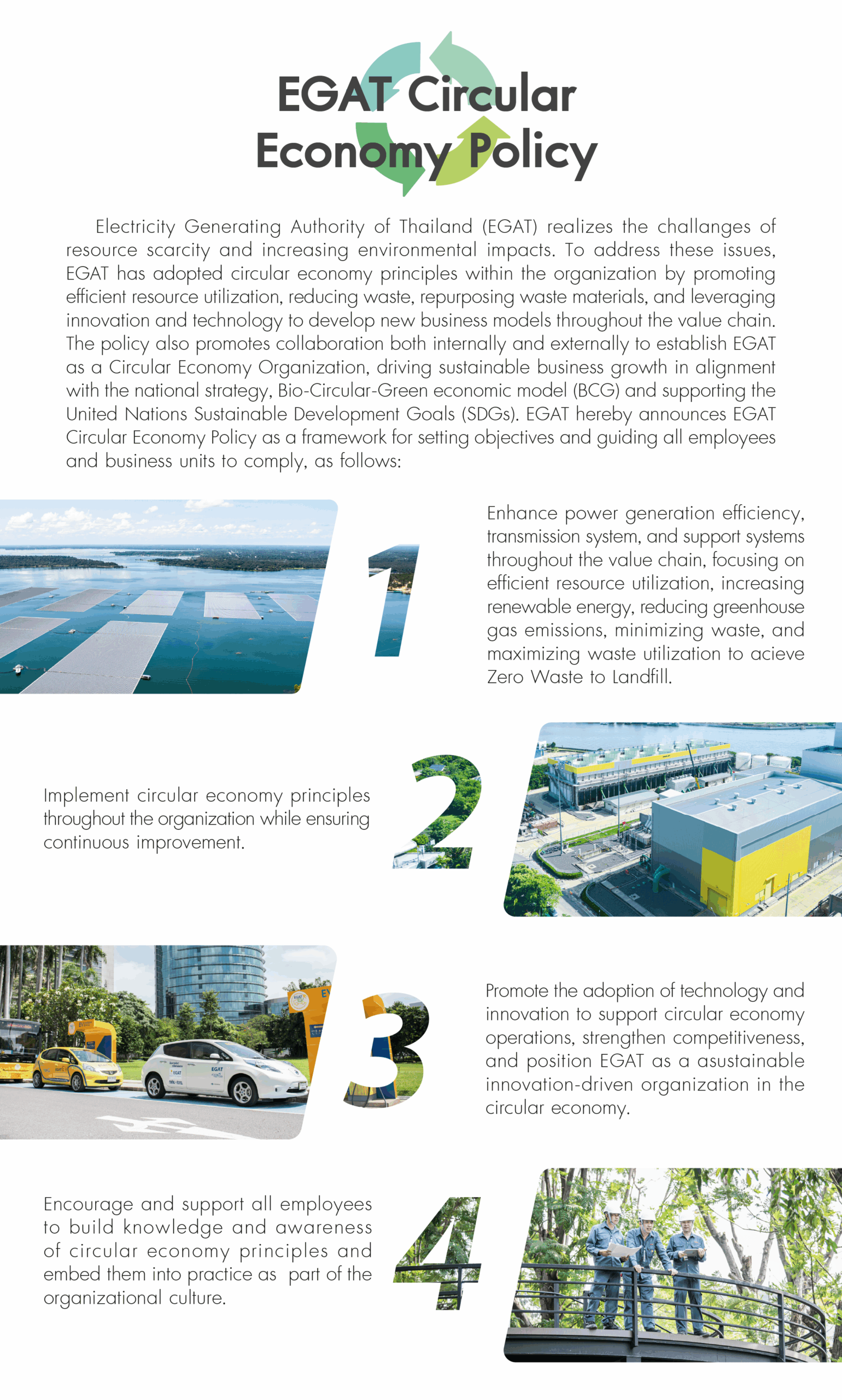 Circular Economy – EGAT Sustainability